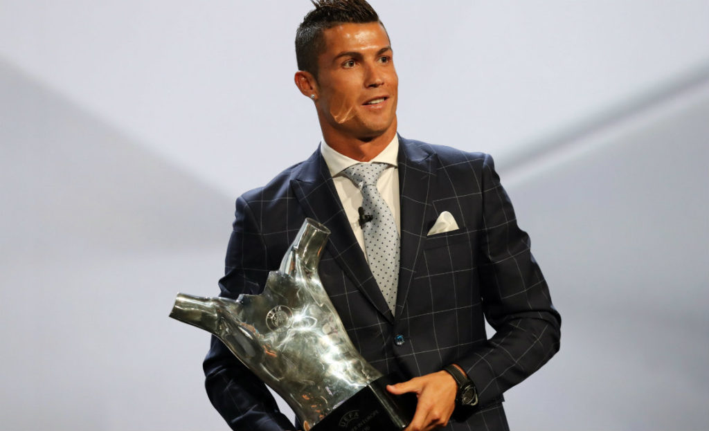 Cristiano Ronaldo Wins Uefa Best Player In Europe Award Foottheball