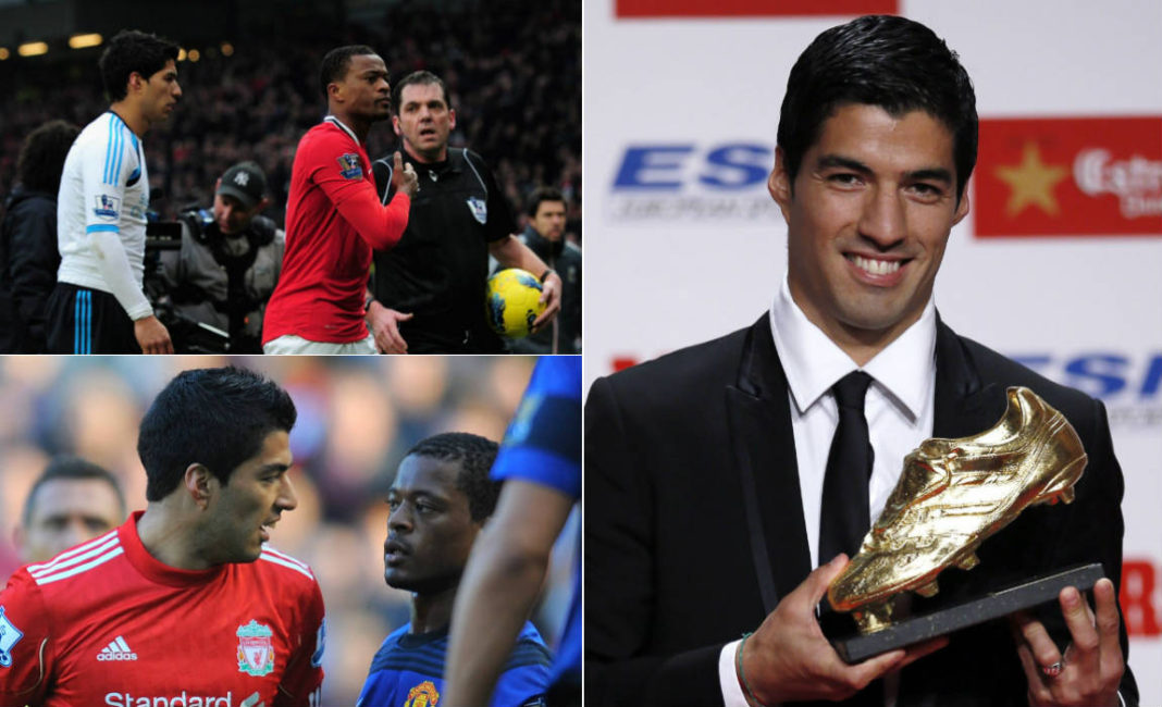 Patrice Evra Ends Racial Row, Congratulates Suarez For Golden Shoe