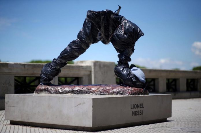 Vandalism Leaves Lionel Messi Monument Headless