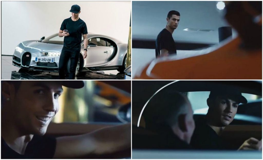 Real Madrid Star Cristiano Ronaldo Takes Bugatti Chiron For Test Drive