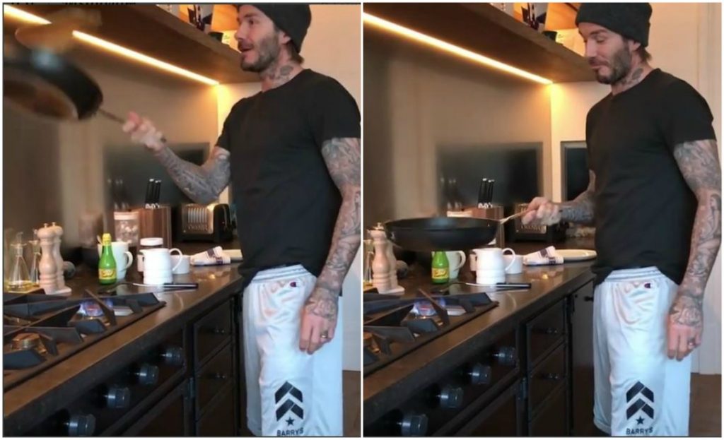Flip It Like Beckham, Daddy Cool Cooks Breakfast For His Family