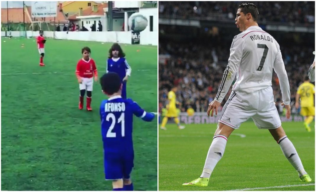 Ronaldo’s Nephew, Who Looks Like Messi, Pulls Off Uncle’s Trademark ...