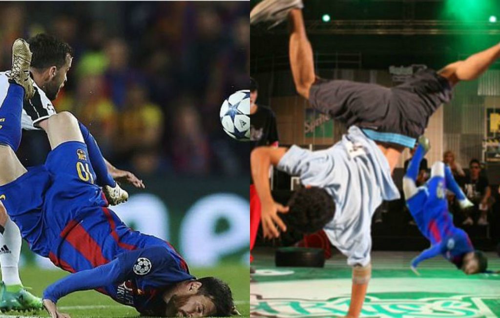 Messi's Face-Plant In Barca's Champions League Defeat Against Juventus