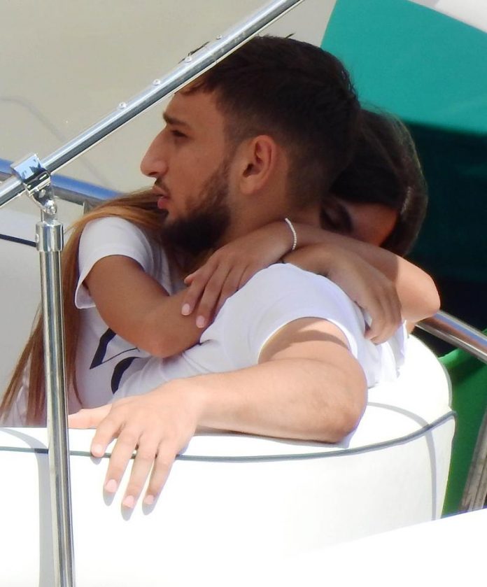 Donnarumma And Stunning Fiancee Alessia Elefante Cosy Up To Each Other ...