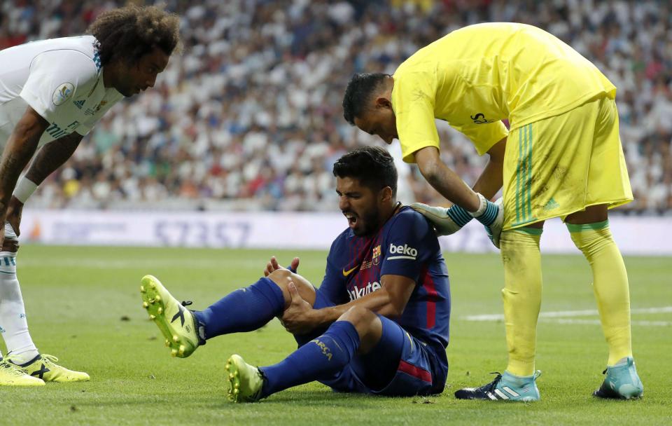 Huge Blow For Barca As Suarez Is Ruled Out For A Month After Scan On ...