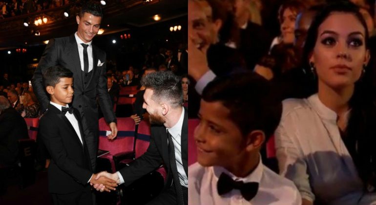 Ronaldo’s Son’s Million Dollar Reaction Towards Messi When His Dad Wins ...